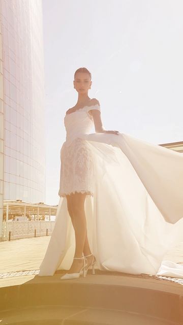 Свадебное платье Прая из коллекции «Vela» 2026 от бренда Gabbiano