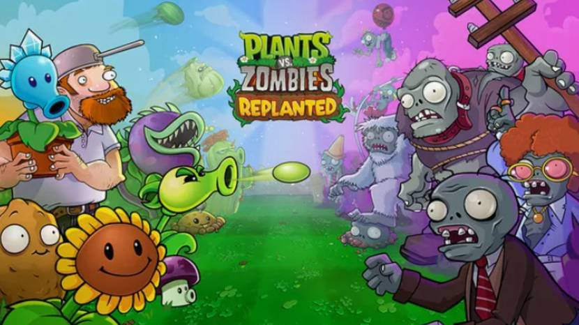 1. прохождение Plants vs Zombies Replanted - день
