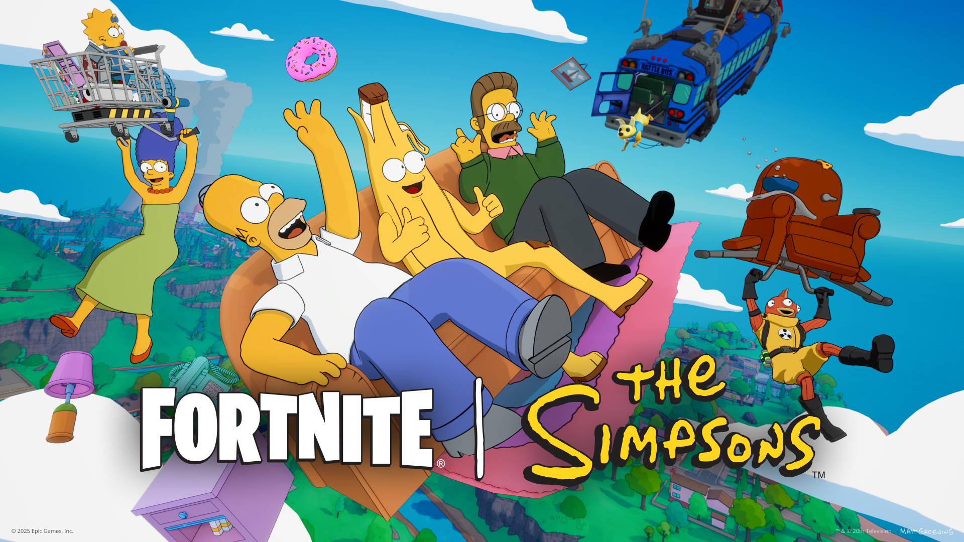 Fortnite The Simpsons Стрим 1