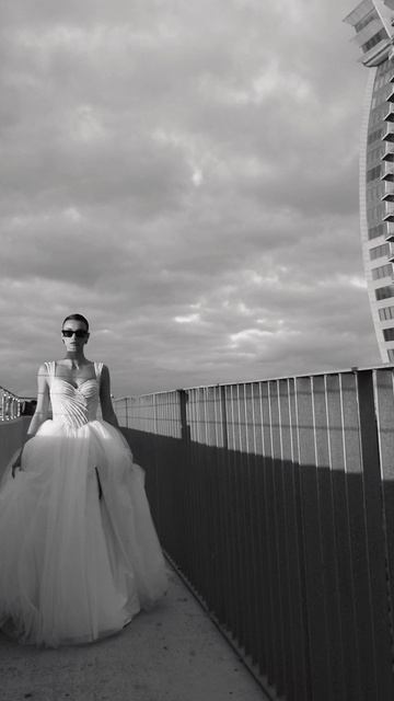 Свадебное платье Мелек из коллекции «Vela» 2026 от бренда Gabbiano