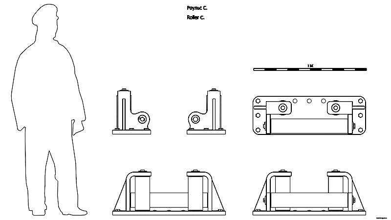 Роульс С. Чертёж. Roller C. Drawings.
