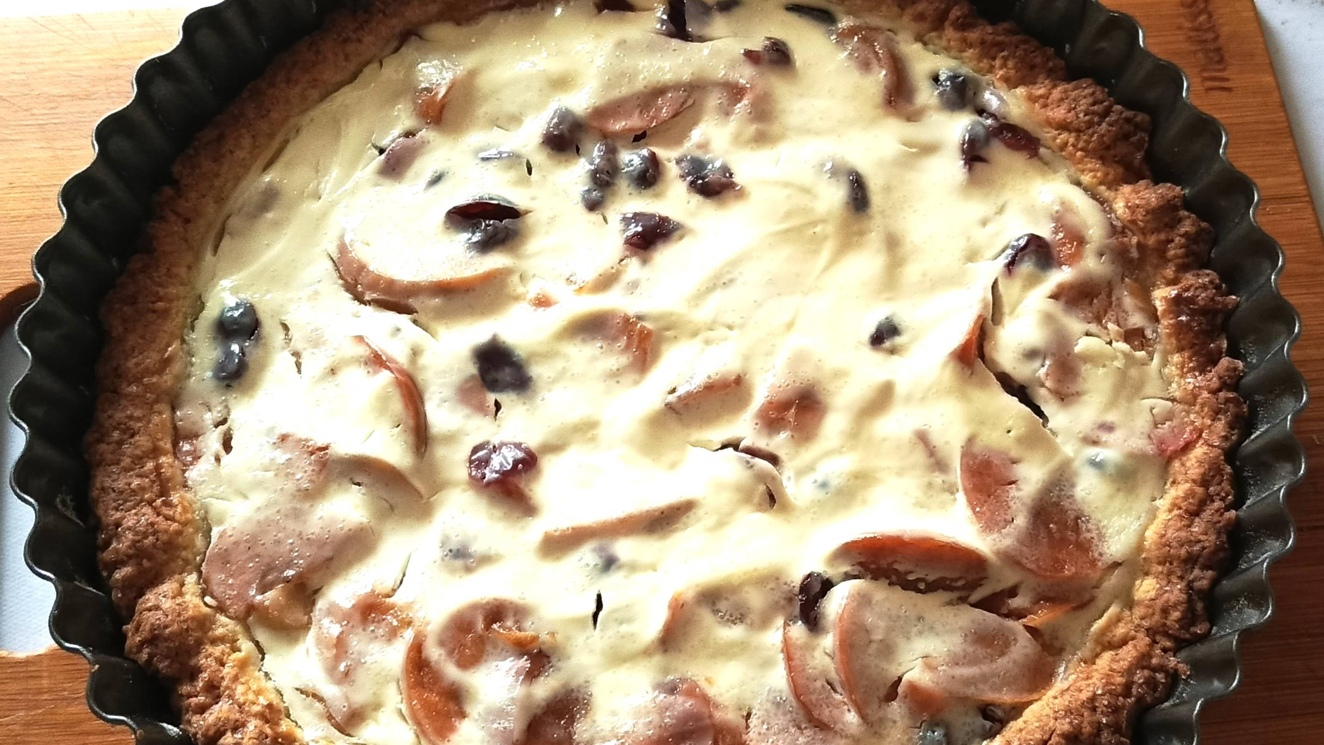 САМЫЙ ПРОСТОЙ ПЕСОЧНЫЙ ПИРОГ С ЛЮБЫМИ ЯГОДАМИ