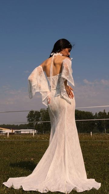 Свадебное платье Энрика из коллекции «Free Spirit» 2026 от бренда Gabbiano