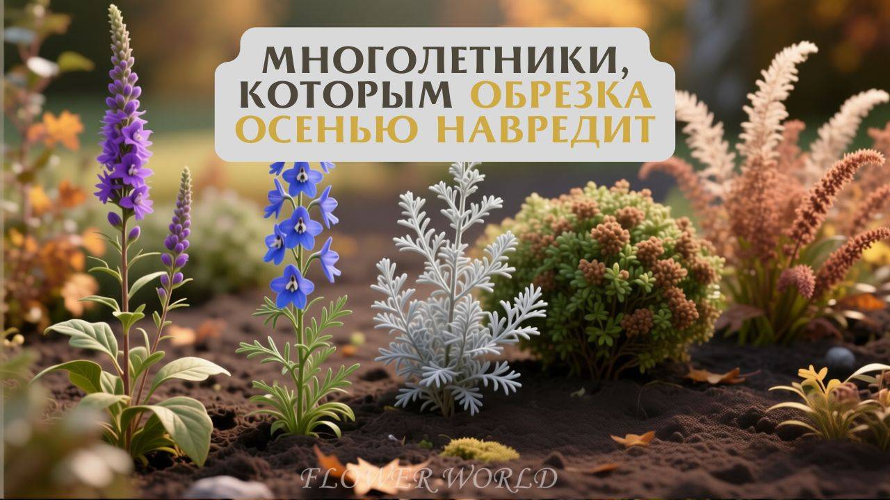 Многолетники, Которым Обрезка Осенью Навредит.🧐