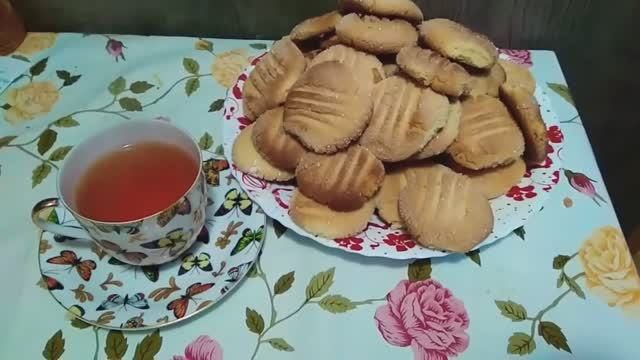 Печенье сахарное к чаю. Просто и  вкусно по - домашнему.