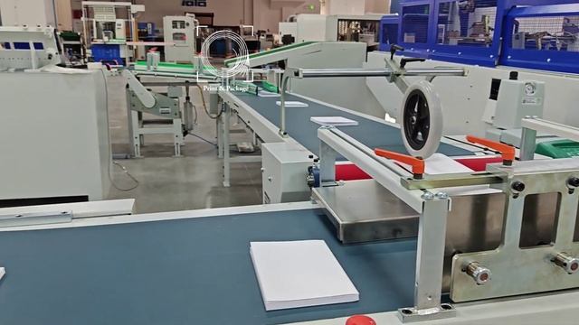 Автоматическая линия по производству книг в твердом переплете