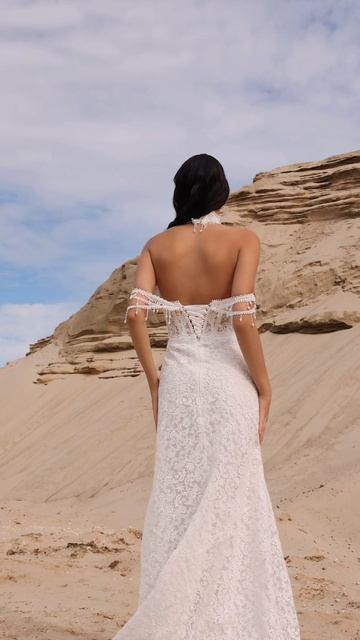 Свадебное платье Врон из коллекции «Free Spirit» 2026 от бренда Gabbiano