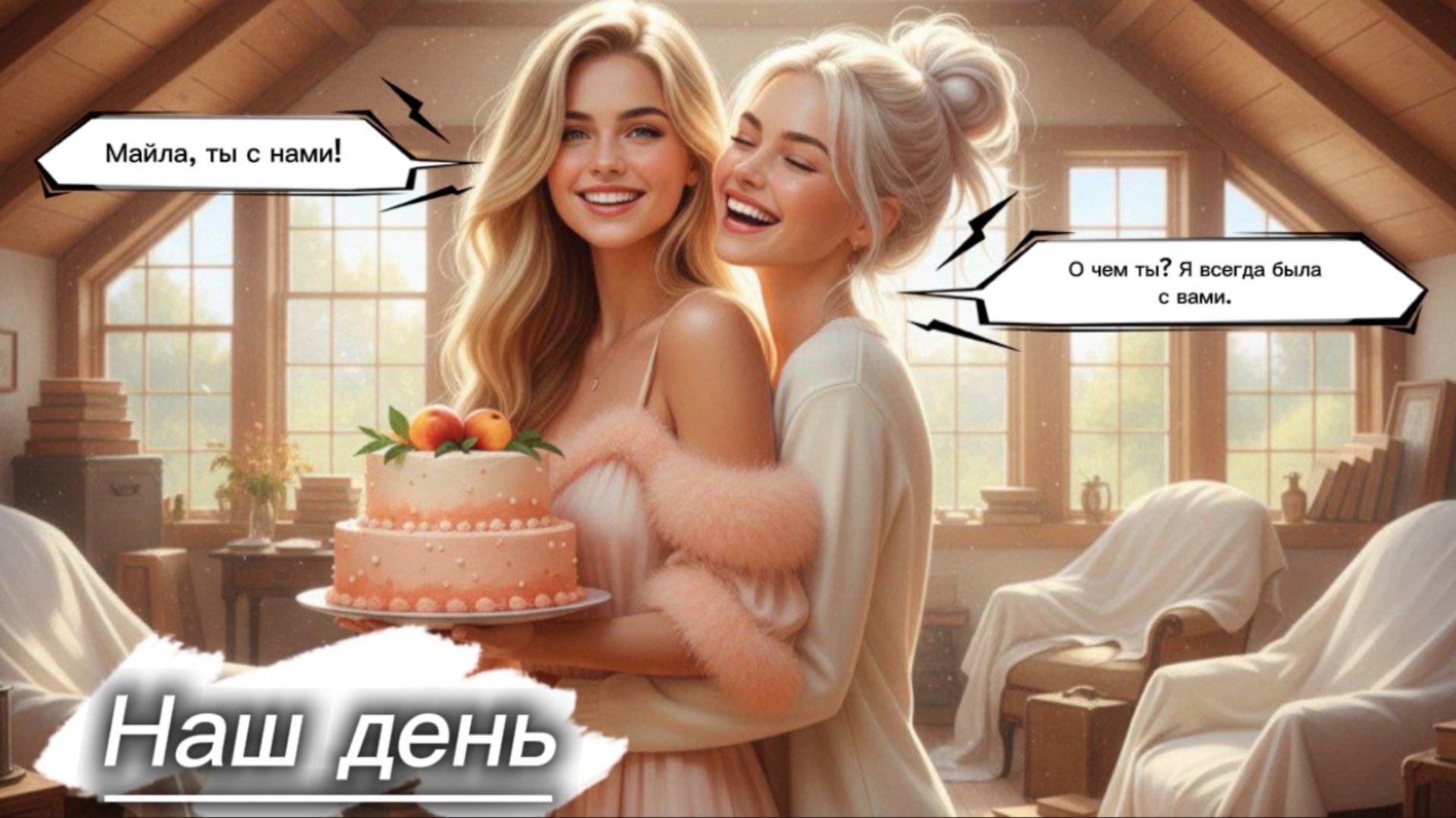 ДОП. ЧАСТЬ НАШ ДЕНЬ. ДЕНЬ РОЖДЕНИЯ. КВЕСТ/СТРАШНАЯ ПЕРЕПИСКА ТАЙНЫ НОВОЙ ШКОЛЫ