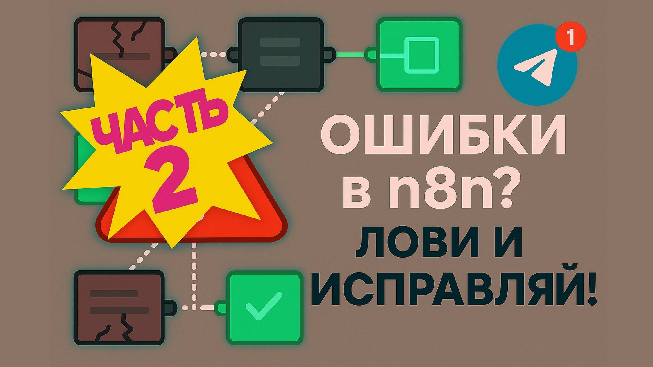 Эффективный ErrorTrigger в N8N. Сделай проще за ПАРУ минут 🎯