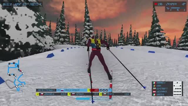 NGL Biathlon v2-карьера Василия Томшина(юниоры)