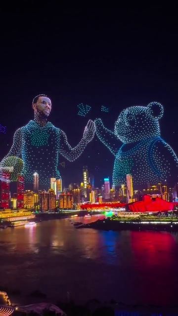 дрон шоу Китай