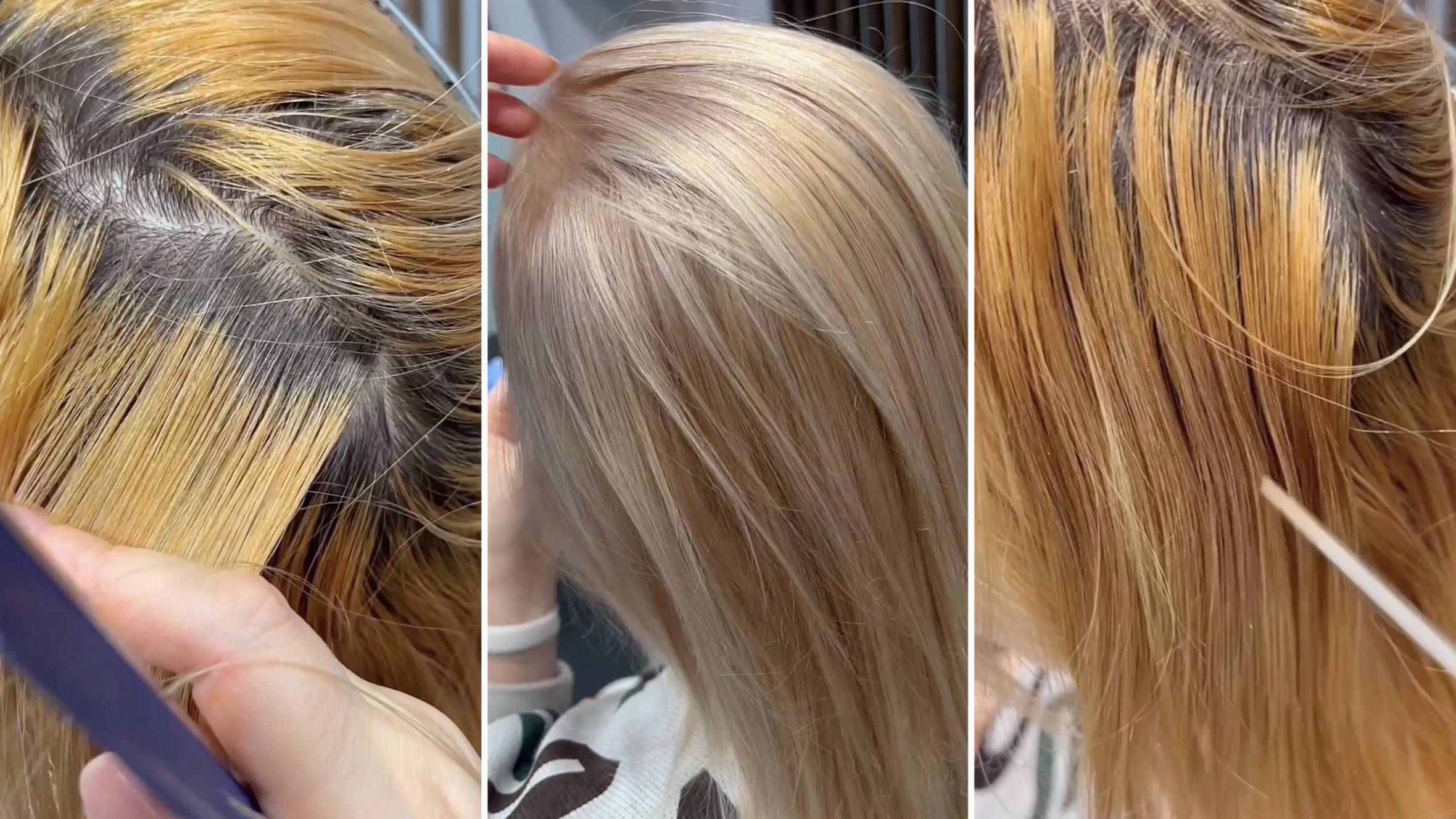 Выравнивание цвета. Восстановление волос