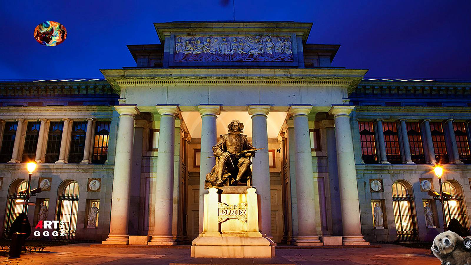 Paintings of the Museo National Prado Museum II. Music: Edvard Grieg. Сlassic.