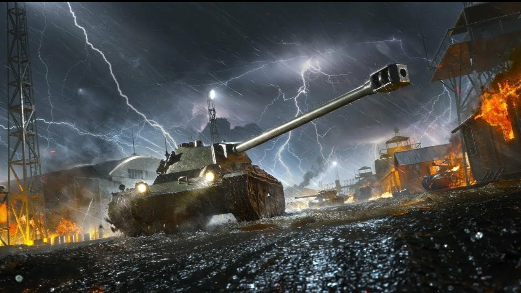 Играем в Tanks blitz.(55)