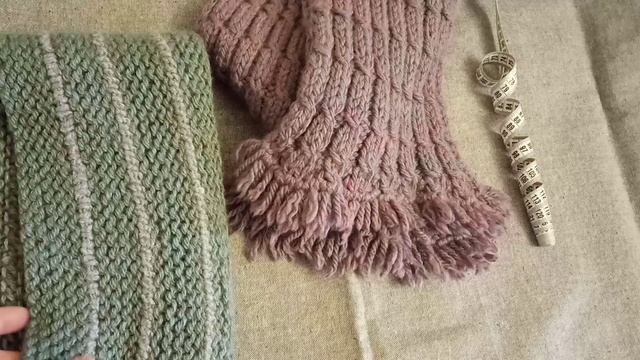 Два шарфа . Обзор без звука. ( из архива)