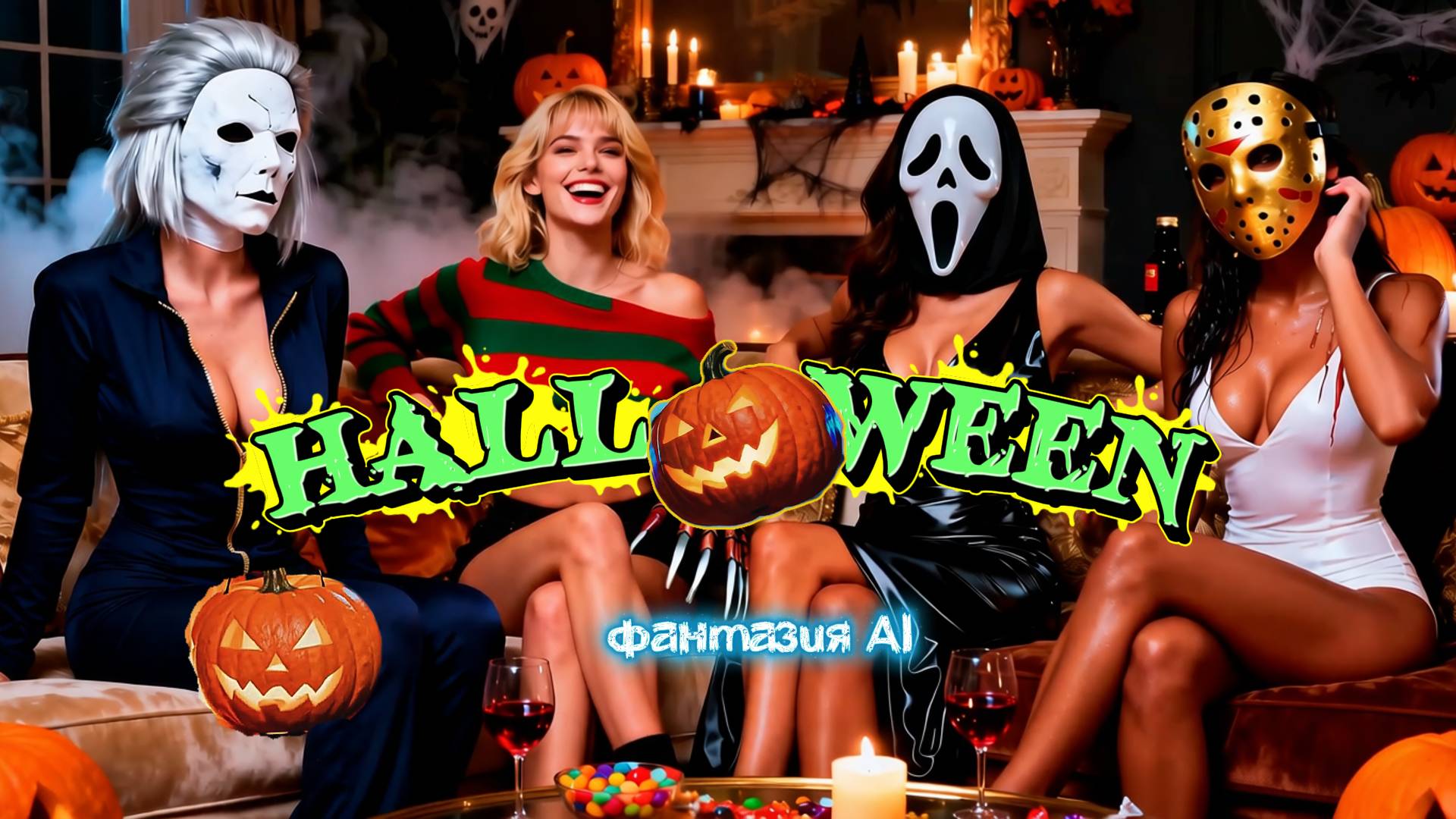 🌕 «Полуночный ритуал: Танец под горящей луной» 🔥🕯️