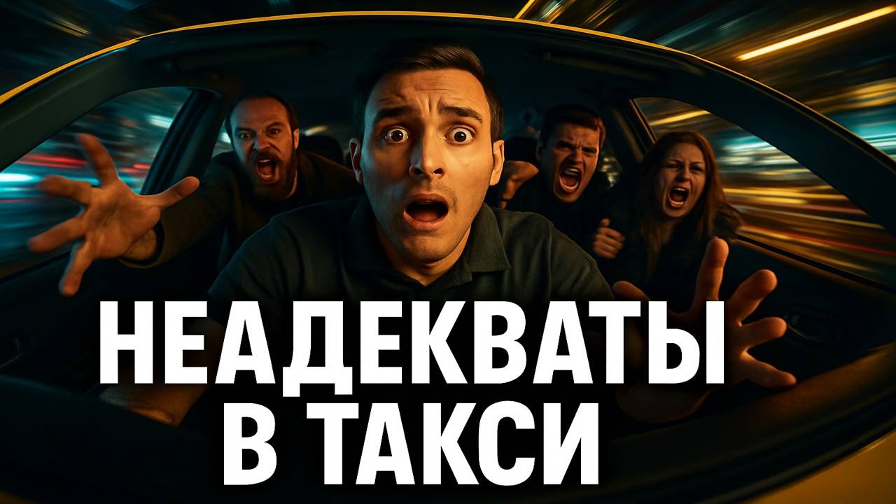 Неадекваты в Такси: Агрессия, хамство и буйство неадекватных пассажиров. Сборник шока.