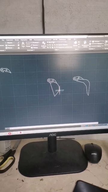 проектирую ковш на мини экскаватор 29575