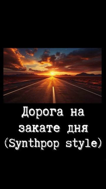 Дорога на закате дня ( Synthpop style) (слова Олег Корешков)