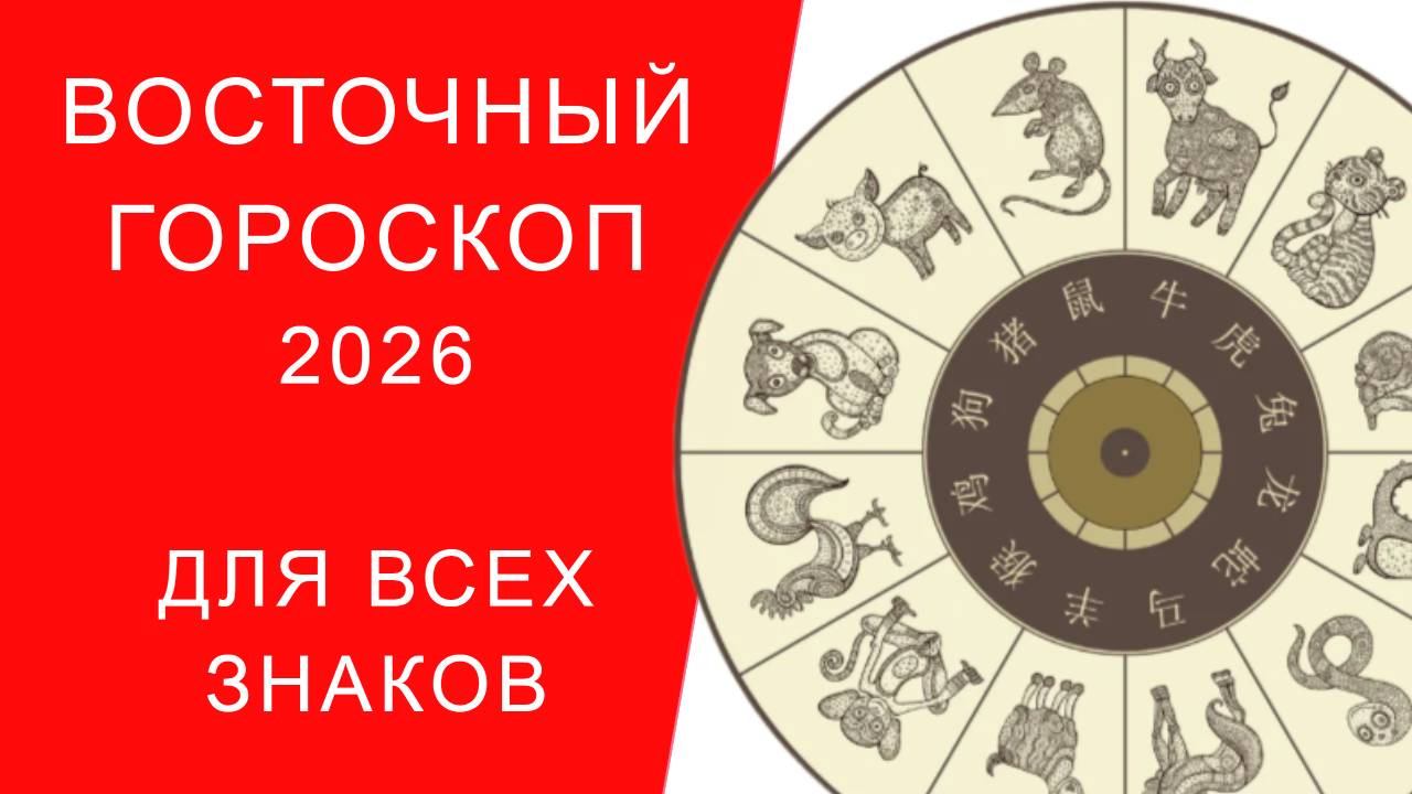ВОСТОЧНЫЙ ГОРОСКОП ДЛЯ ВСЕХ ЗНАКОВ 2026