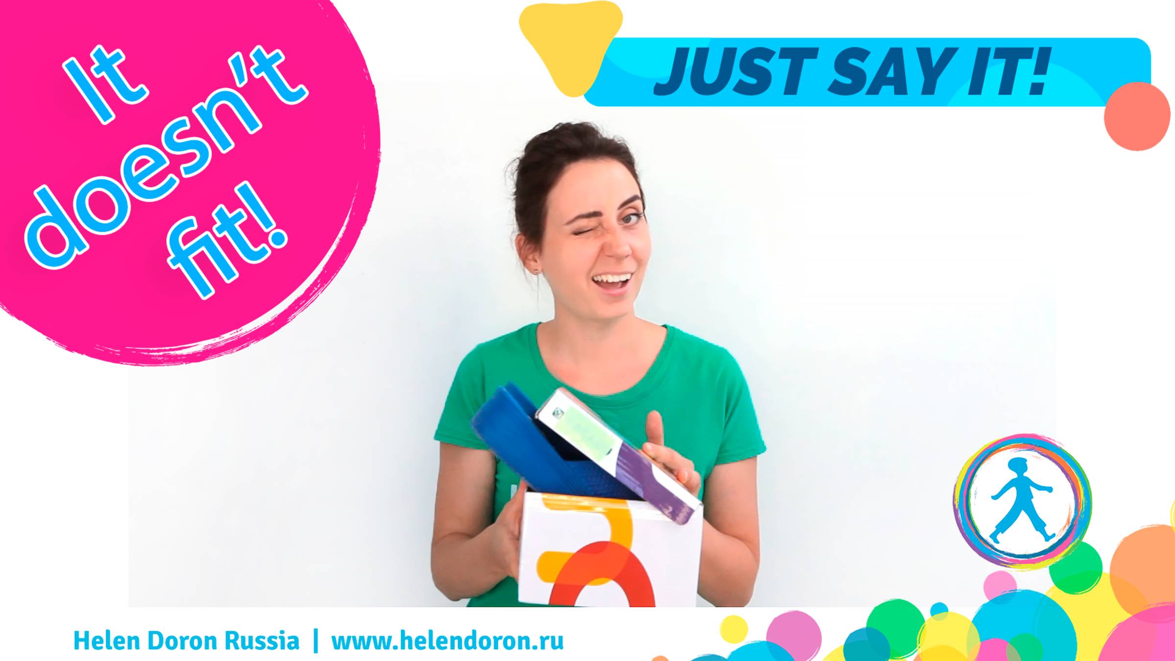 Учим выражения на английском: "It doesn't fit" | Just Say It! Выпуск 13