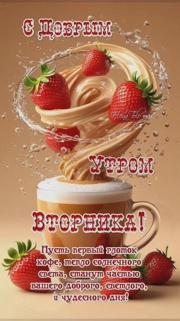 доброе утро🍰