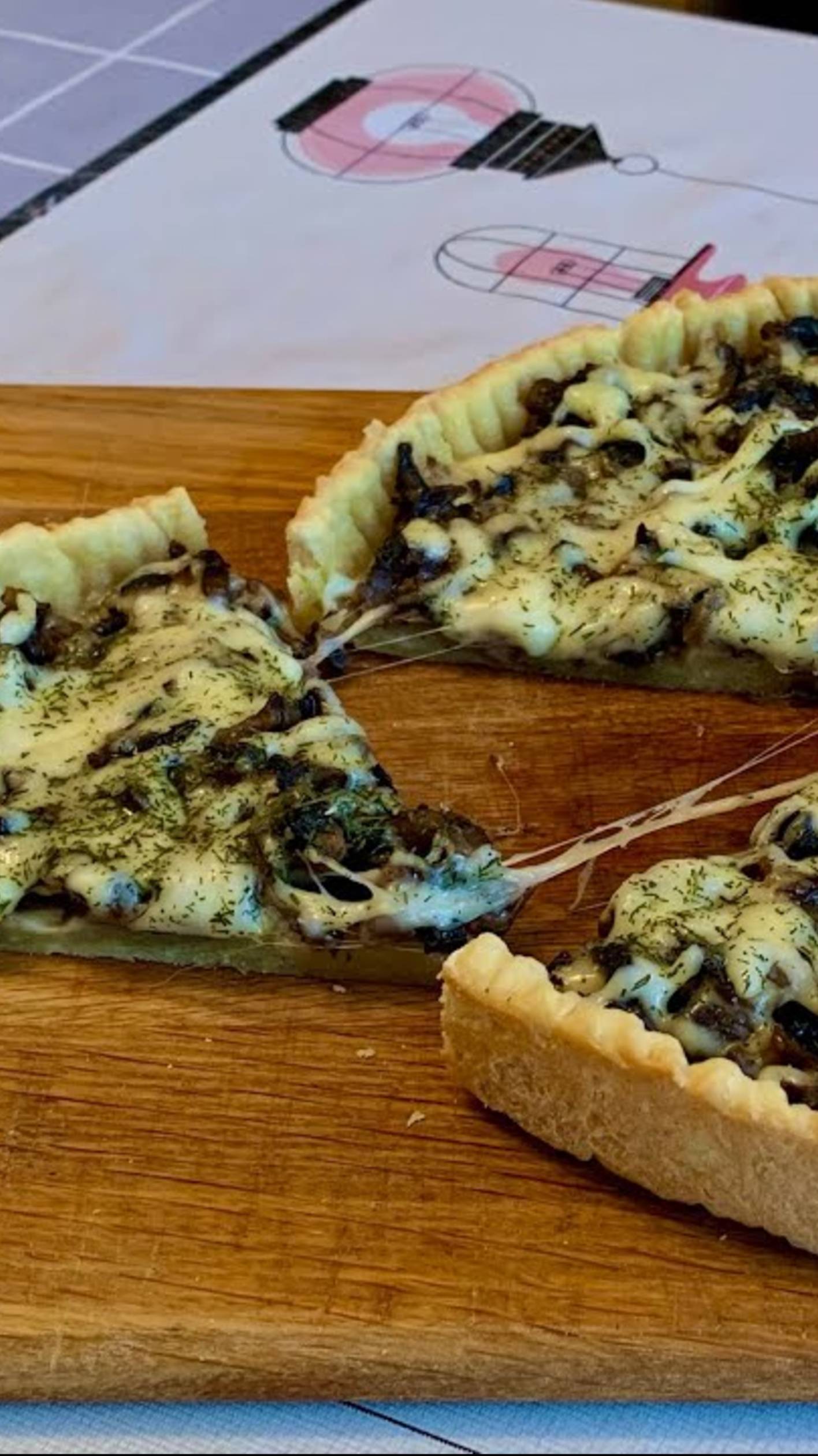 ОТКРЫТЫЙ ГРИБНОЙ ПИРОГ на самом простом тесте!