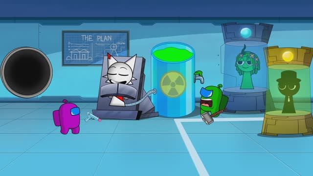 АМОГУС ПРОТИВ СПРУНКИ ПИНКИ и БАЛЕРИНА КАПУЧИНО АССАСИНО АНИМАЦИЯ