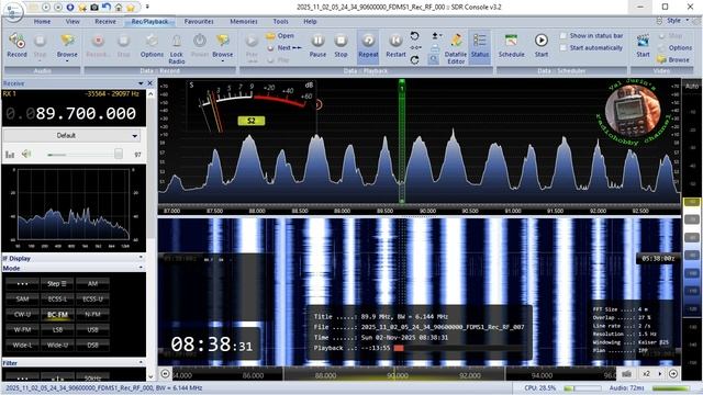 02.11.2025 05:37UTC, [Ms], DR P3, Дания + Неидентифицированная станция, 89.7МГц
