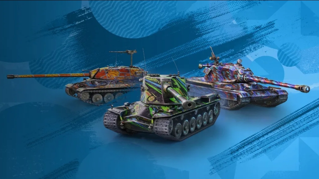 Играем в Tanks blitz.(54)