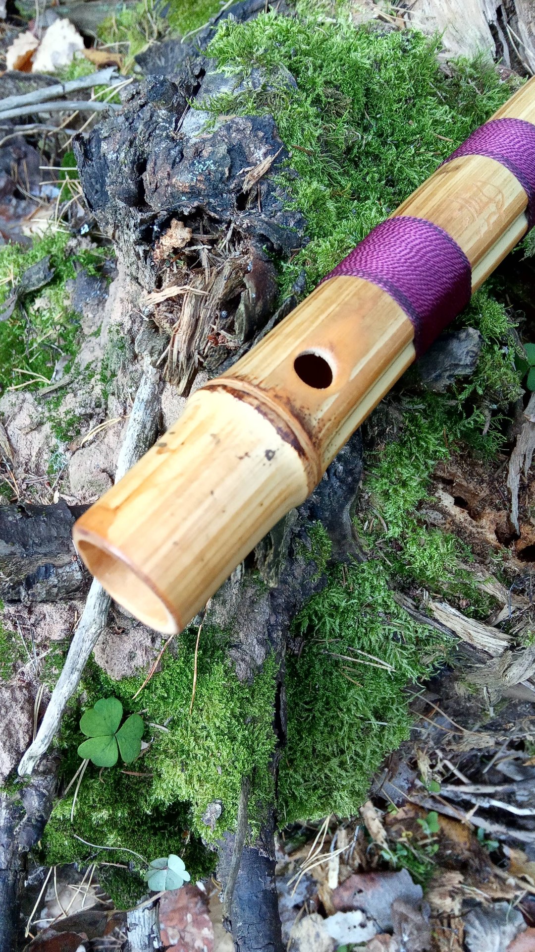 Импровизация на бамбуковой флейте сякухати поперечная.