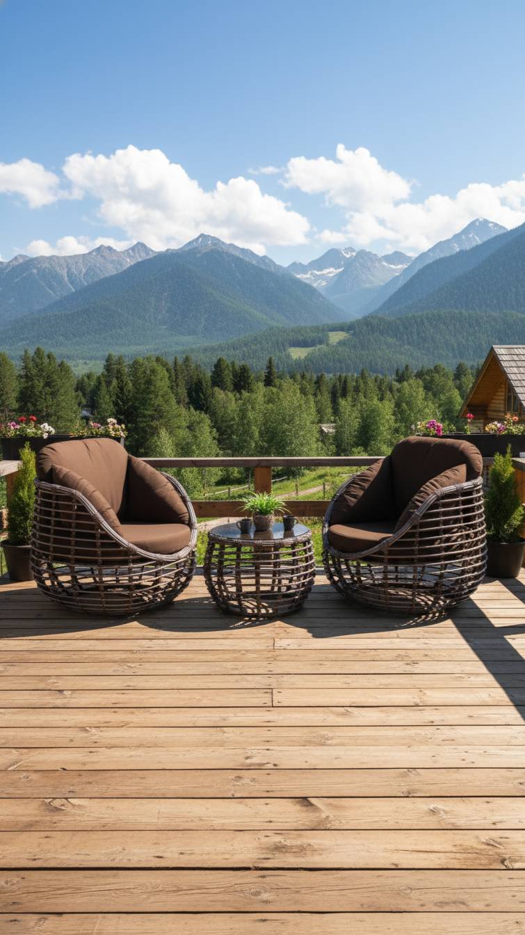 Плетеная садовая мебель Millargo LOTUS из искусственного ротанга