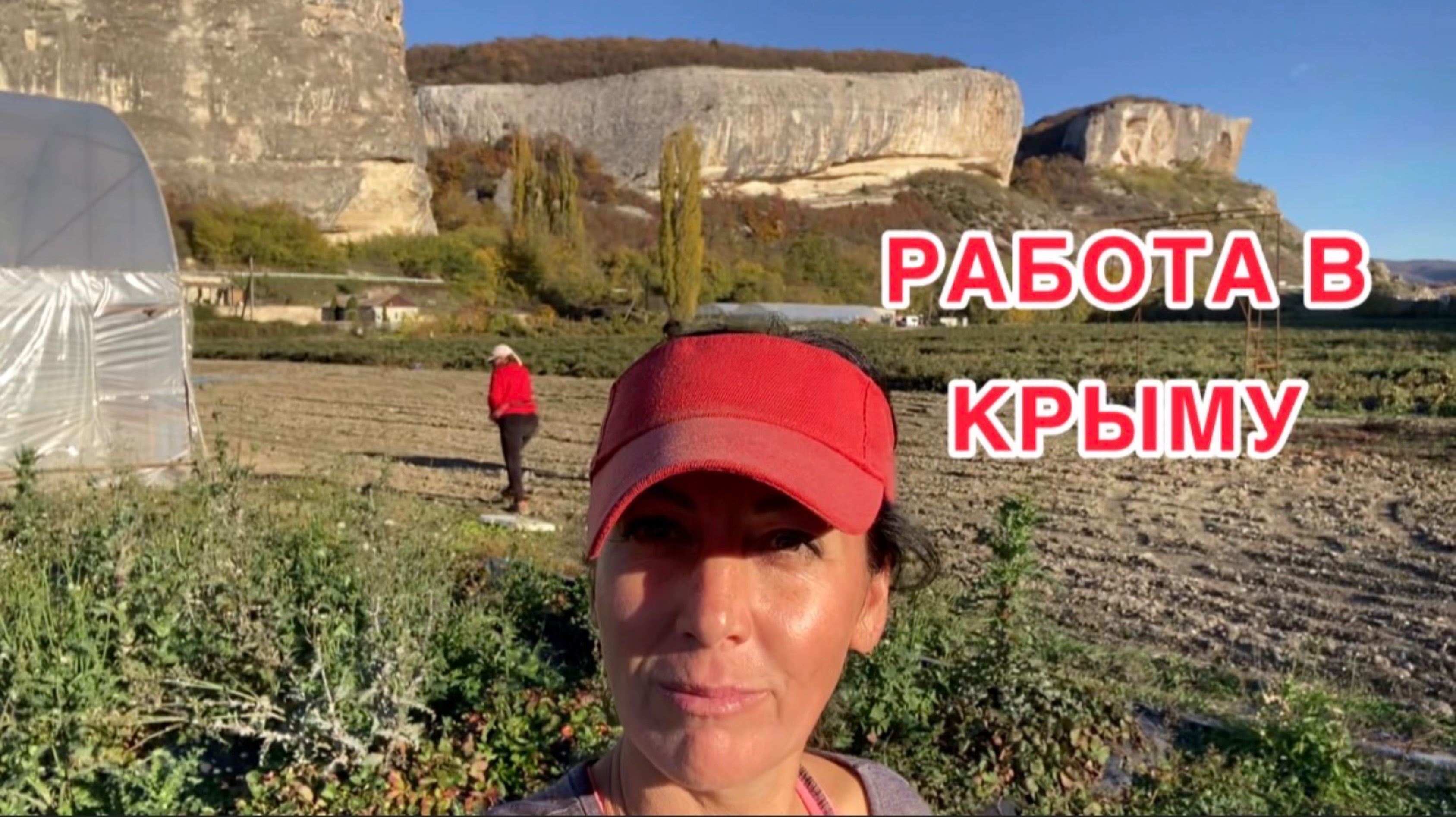 Работа в теплице/ цапаем асфальт 🤣/ сажаем клубнику