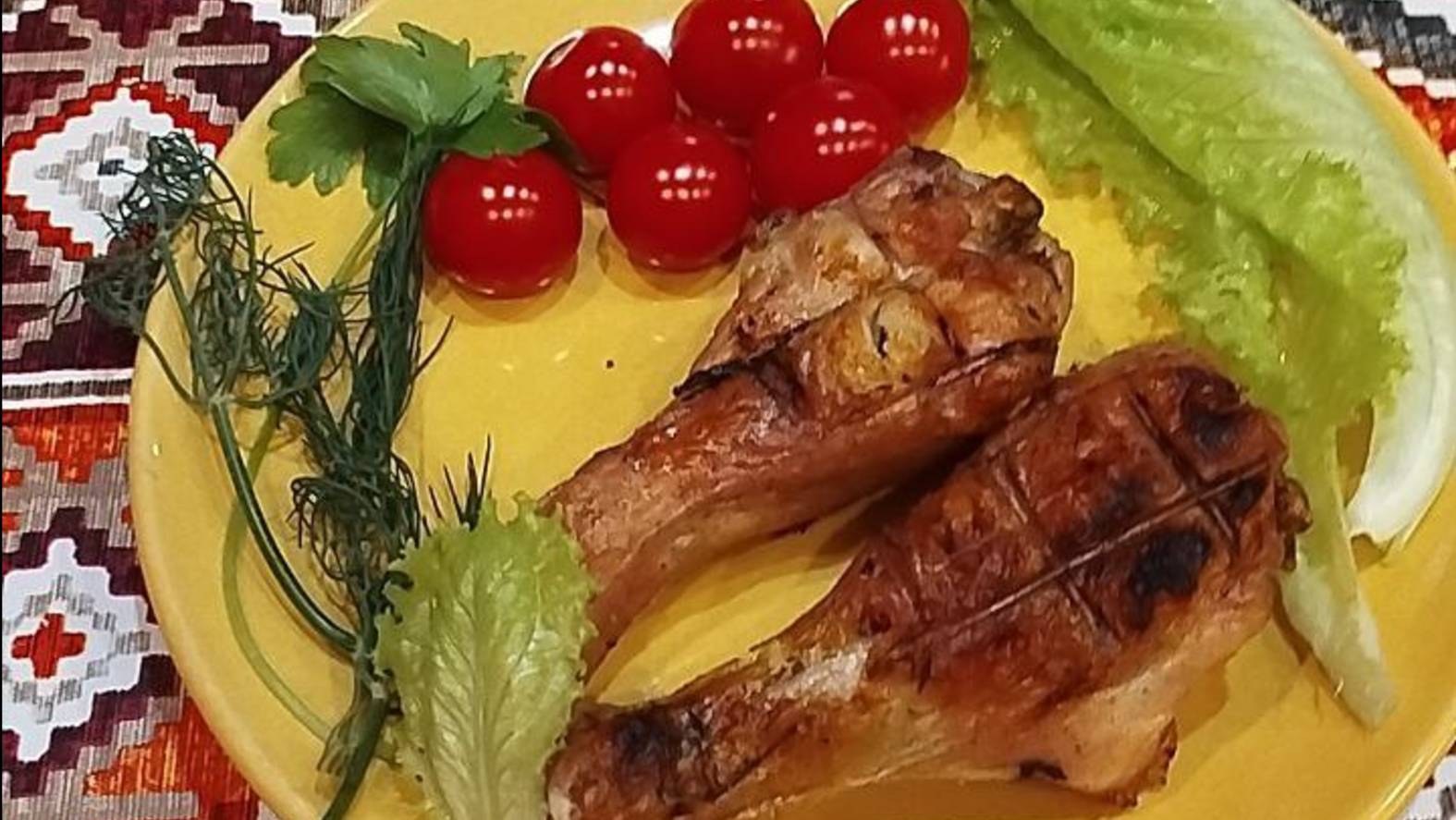 Во дворе на огне 🔥😋