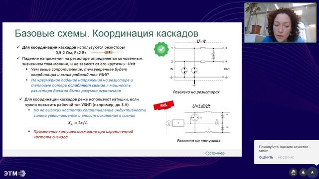 Вебинар «Защита слаботочных сетей от грозовых и коммутационных перенапряжений с помощью УЗИП»