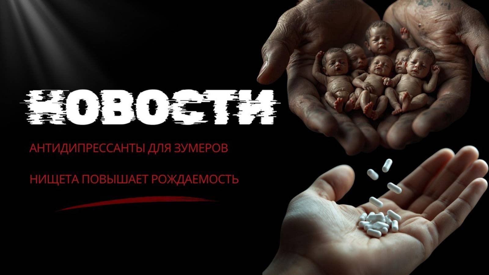 Антидепрессанты для зумеров. Нищета-лучший способ повышения рождаемости.