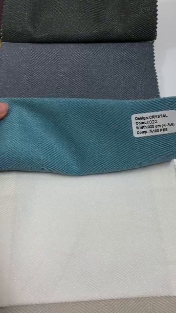 Портьерная ткань жаккард елочка Nope арт. Crystal