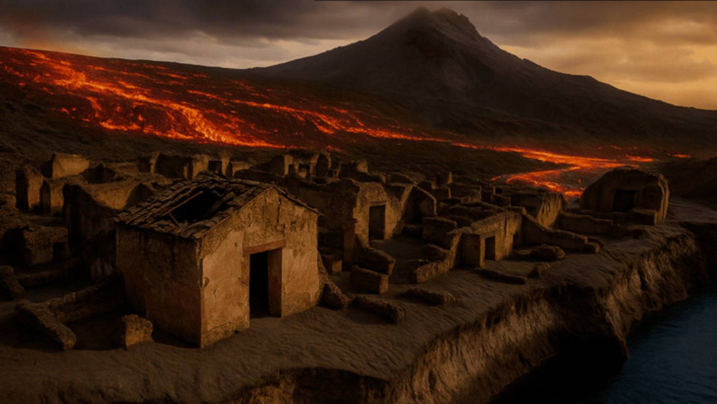 🌋 Под пеплом нашли современный город спустя десятилетия 😱