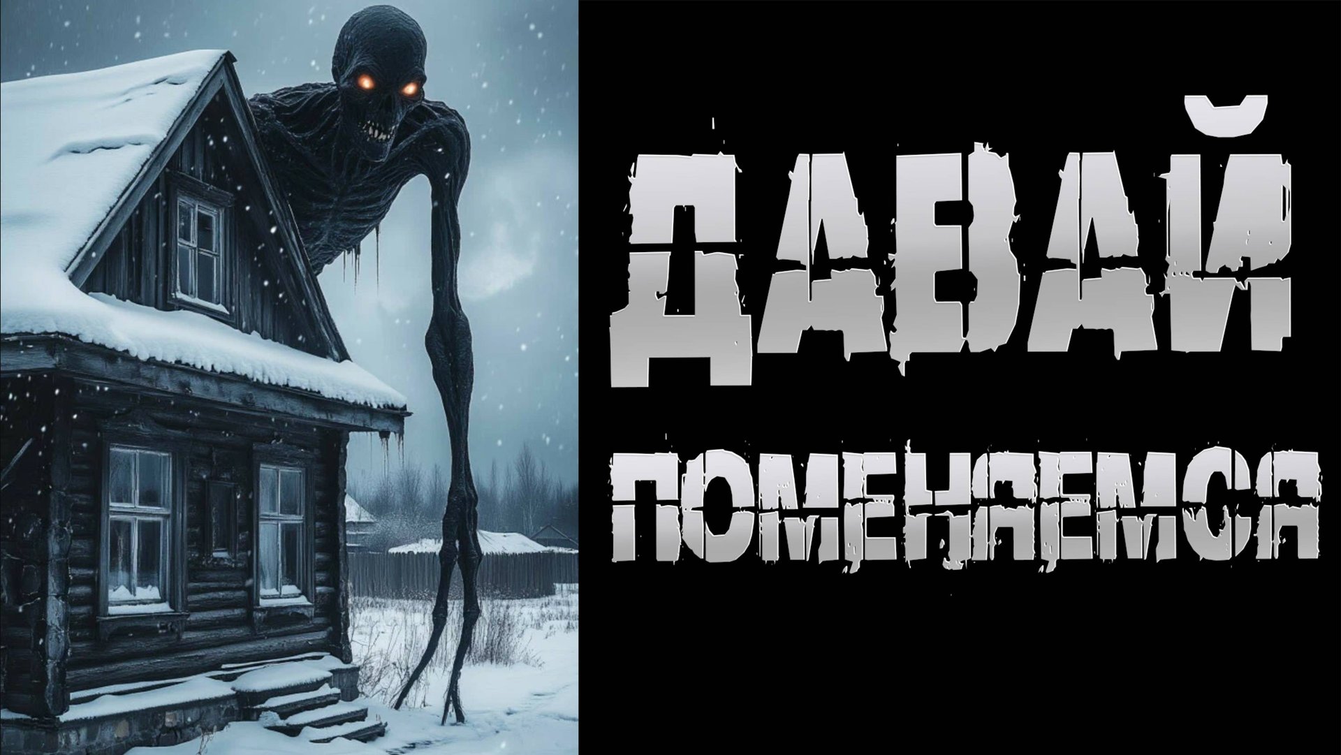 ДАВАЙ ПОМЕНЯЕМСЯ † СТРАШНЫЕ ИСТОРИИ НА НОЧЬ † УЖАСЫ | СТРАШИЛКИ НА НОЧЬ | МИСТИКА | УЖАСЫ