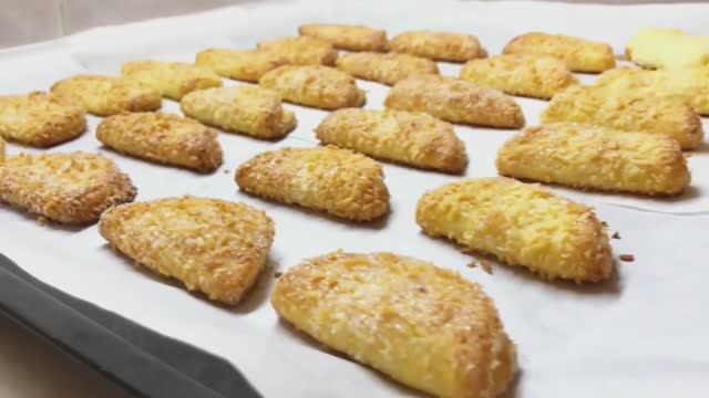 Творожное печенье.