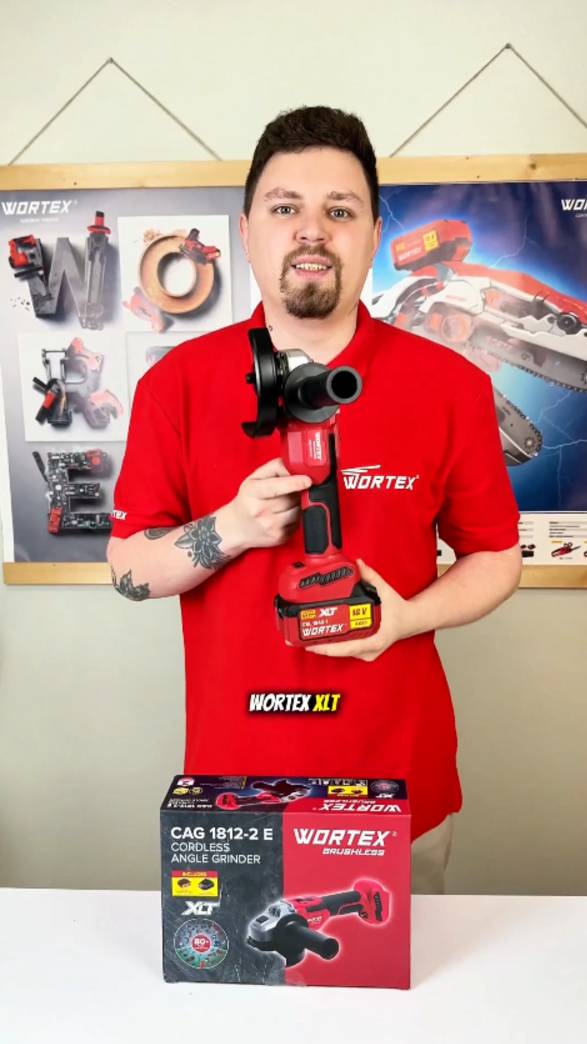 Аккумуляторная ушм WORTEX CAG 1812-2 E