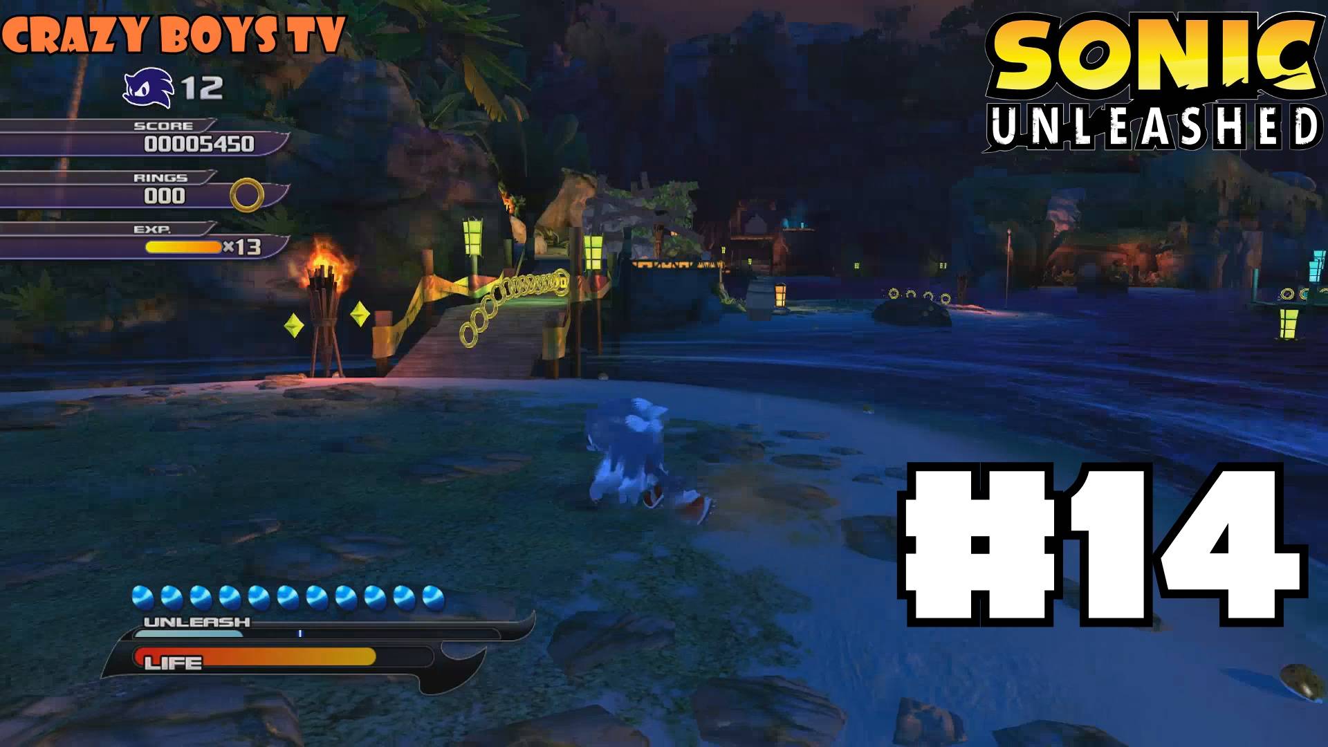 Sonic Unleashed #14 (Ночной пляж)