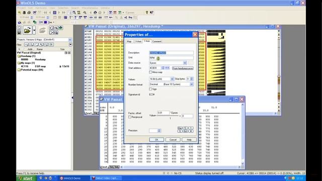 руководство по winols, часть 2. Как найти карту EGR в файле EDC15  _ 2024 _ для новичков! VAG MAP
