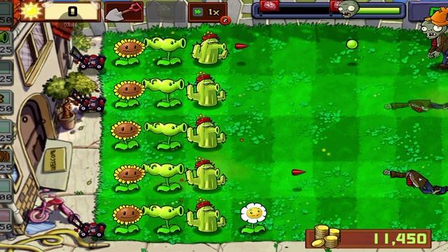 Прохожу PVZ 1 level 1-6 2 кампания