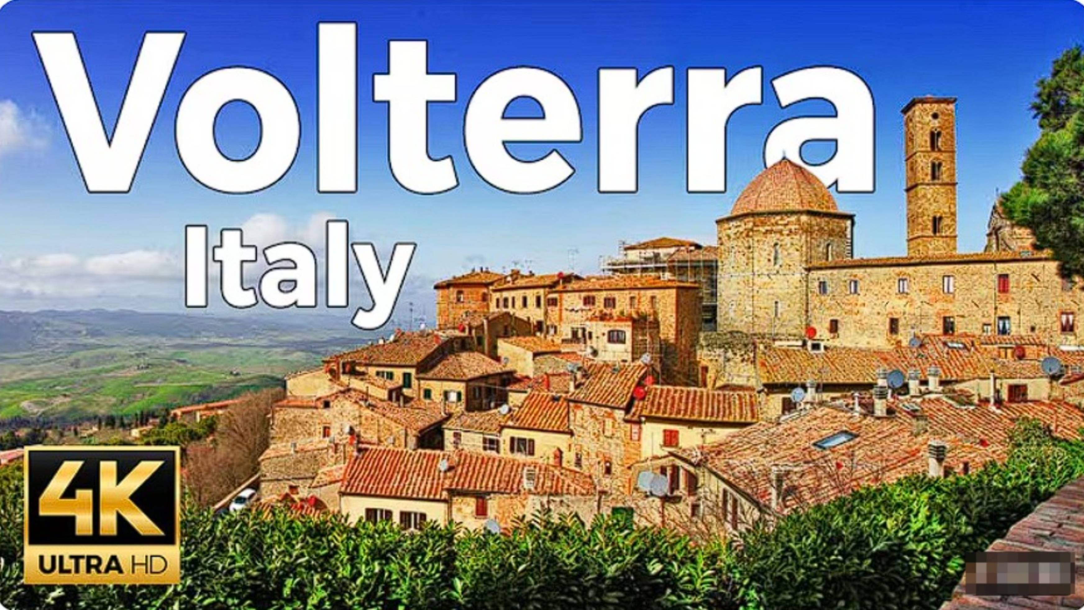 🚶 SmartTV 4К ➤ 🌺 Пешеходная экскурсия по 🌺 Вольтерре 🌺, Италия! 🌺