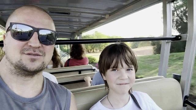 с папой в Египте