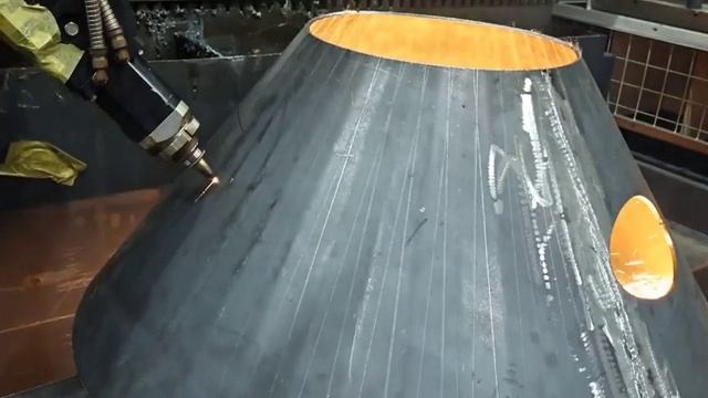3D лазерная резка конуса и корпусных деталей