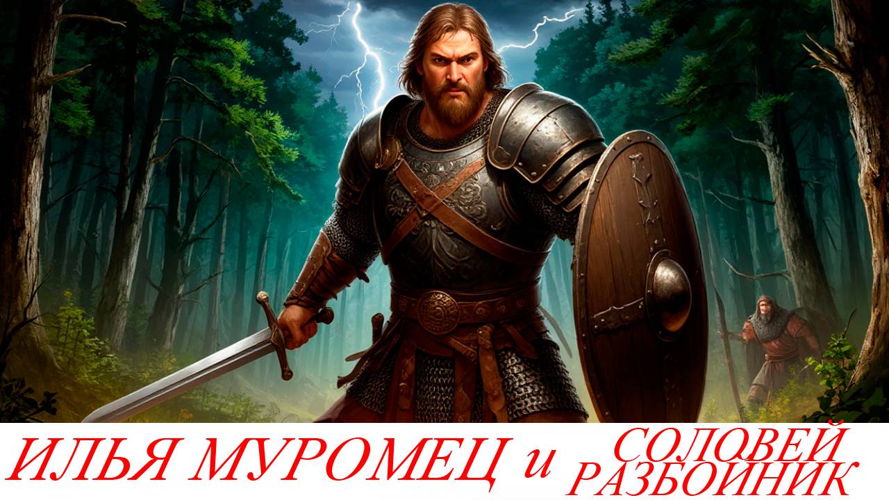 ИЛЬЯ МУРОМЕЦ и СОЛОВЕЙ РАЗБОЙНИК | детские сказки онлайн|аудиосказки|сказки для малышей