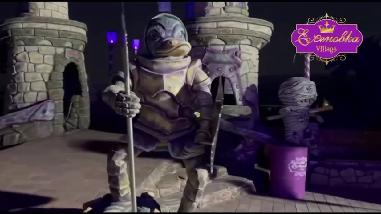 скульптуры  из  арт бетона  парк Еленовка.