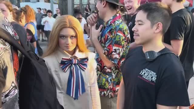 Меган, флешмоб,  Орландо, Хэллоуин, ужас ночи